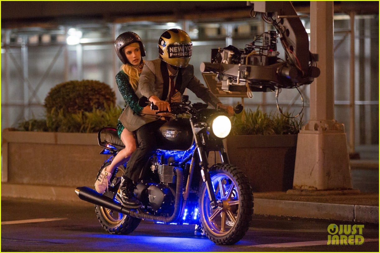 Emma Roberts Has the 'Nerve' to Take Motorcycle Ride: Photo 3349110 ...