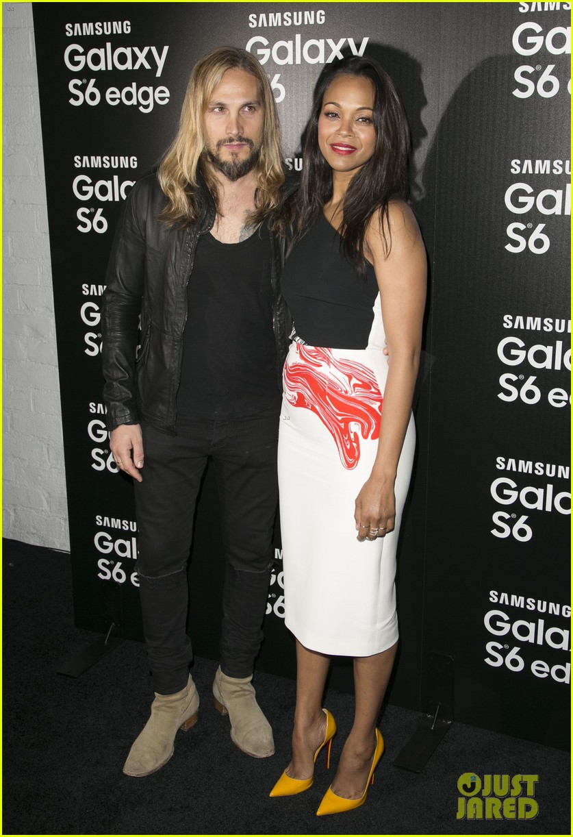 Zoe Saldana & Marco Perego Take Cutest Selfie on Samsung Galaxy S6 Edge ...