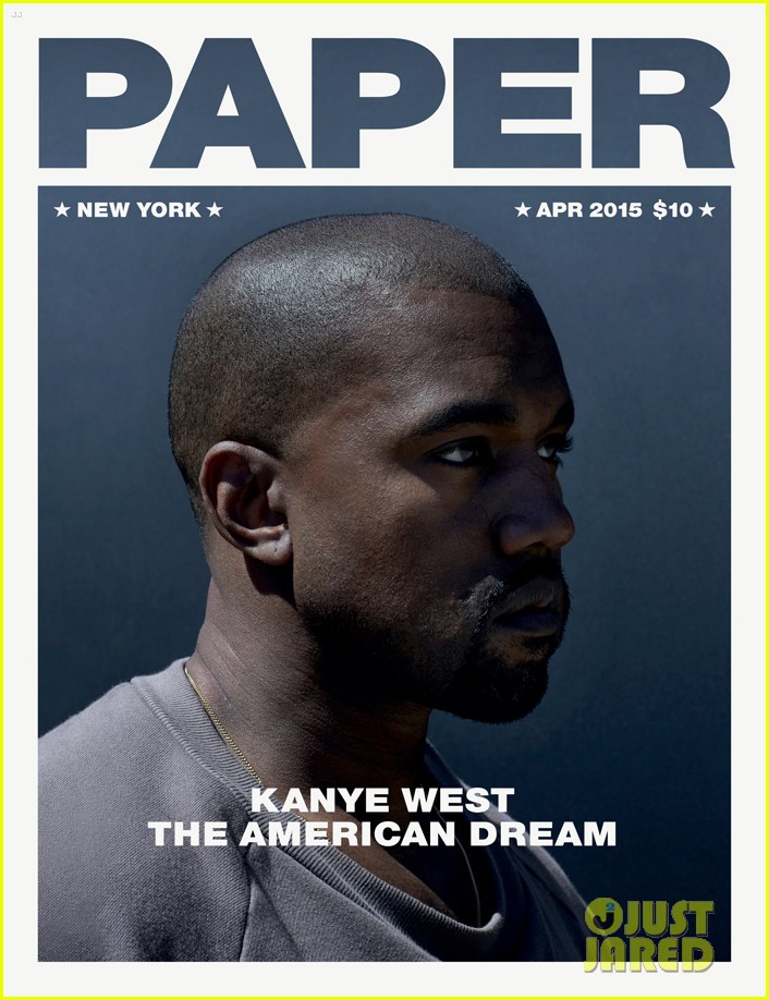 Kanye West Covers 'Paper,' Is Fully Clothed Unlike His Wife!: Photo ...