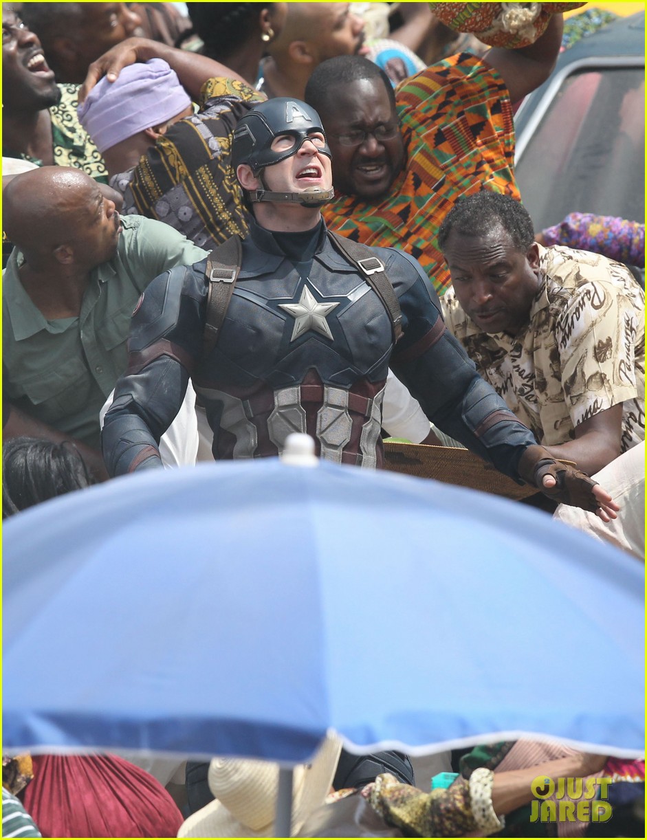 Chris Evans & Anthony Mackie Get to Action on 'Captain America: Civil ...