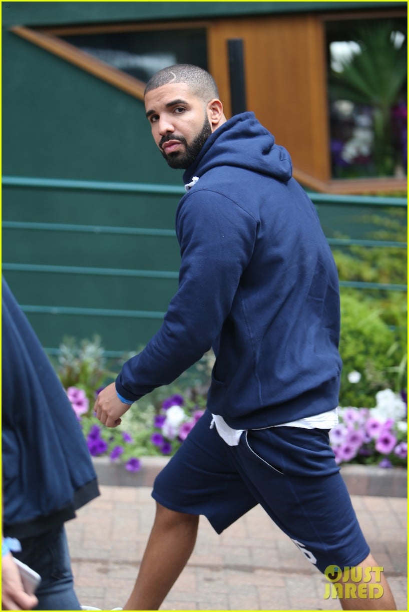 Photo: drake rapper wimbledon tennis 03 | Photo 3404949 | Just Jared ...