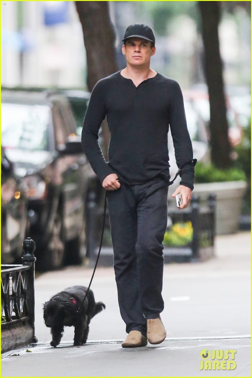 Michael C. Hall Walks His Cute Pet Pooch in the West Village: Photo ...