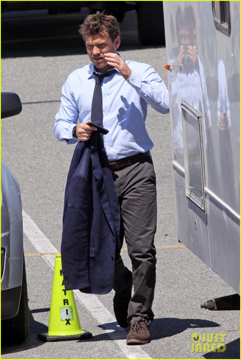 Sam Worthington Shows Some Chest Hair on 'Shack' Set: Photo 3402748 ...