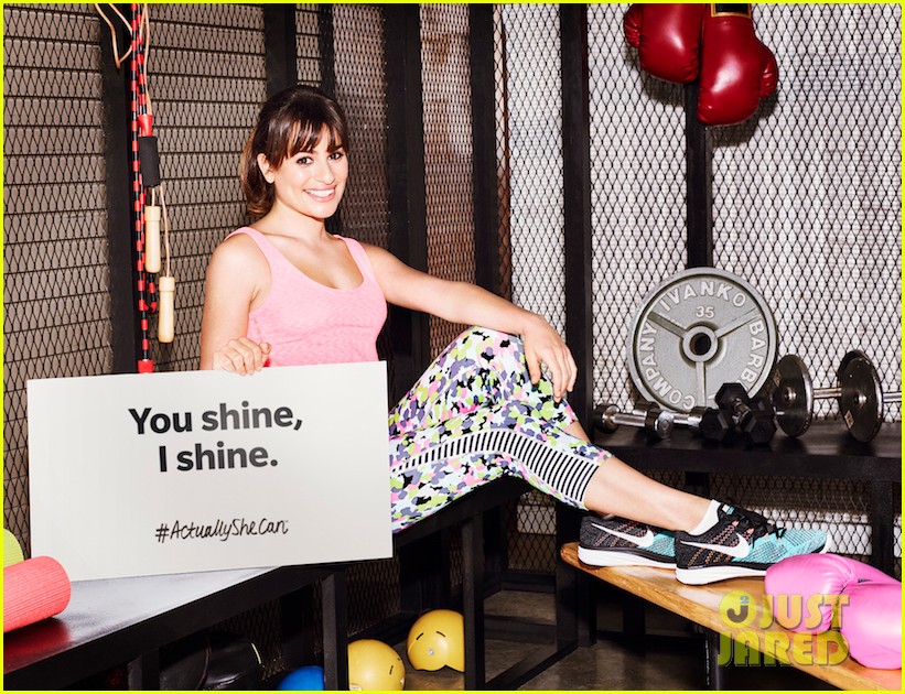 Lea Michele's #ActuallySheCan Campaign - See Her Inspirational Messages ...