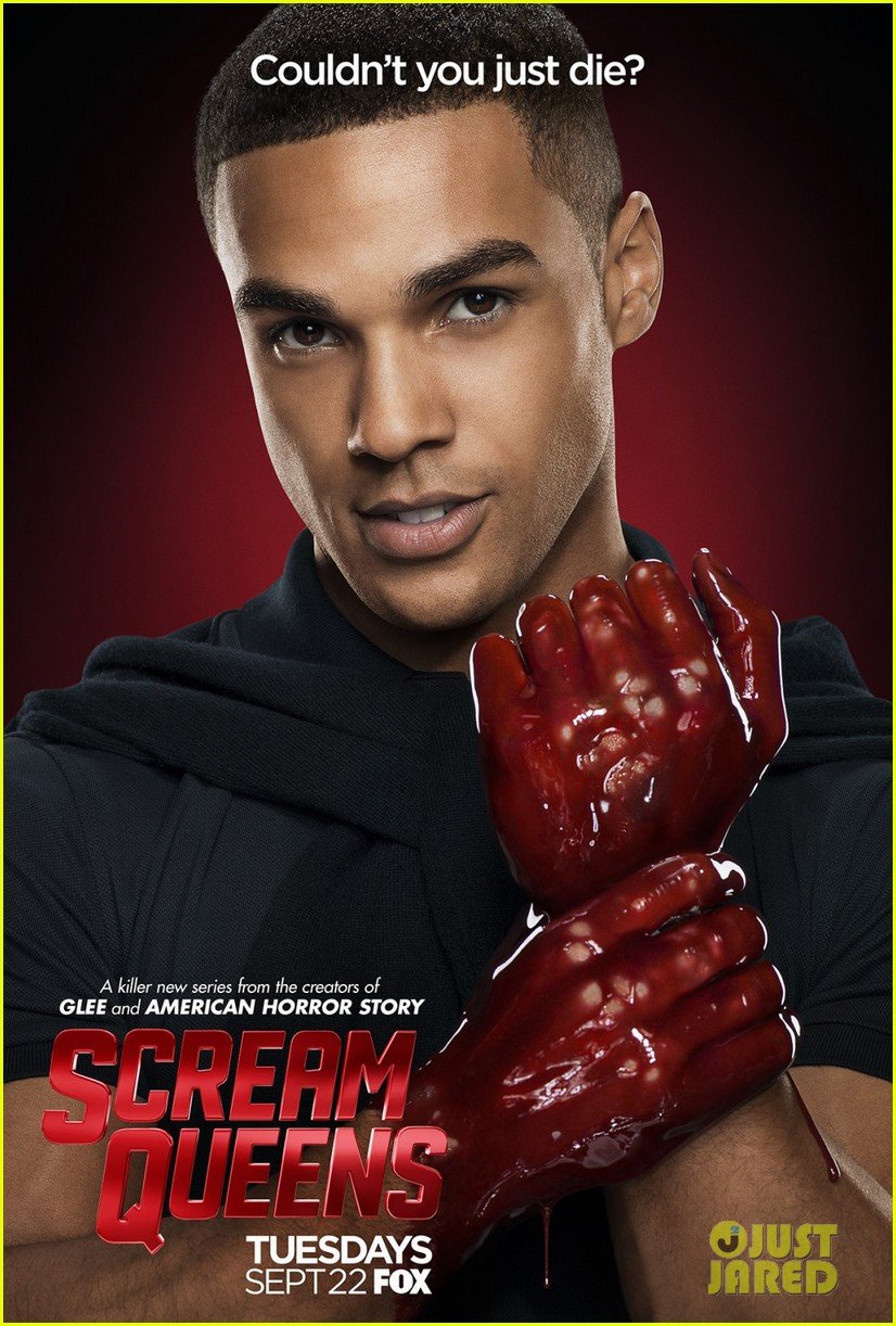 Nick Jonas & Emma Roberts Get Bloody In New 'Scream Queens' Posters ...
