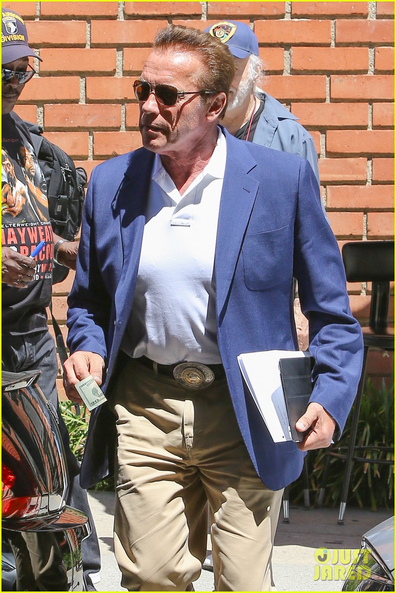 Patrick Schwarzenegger is a Buff Motorcycle Man in Los Angeles: Photo ...