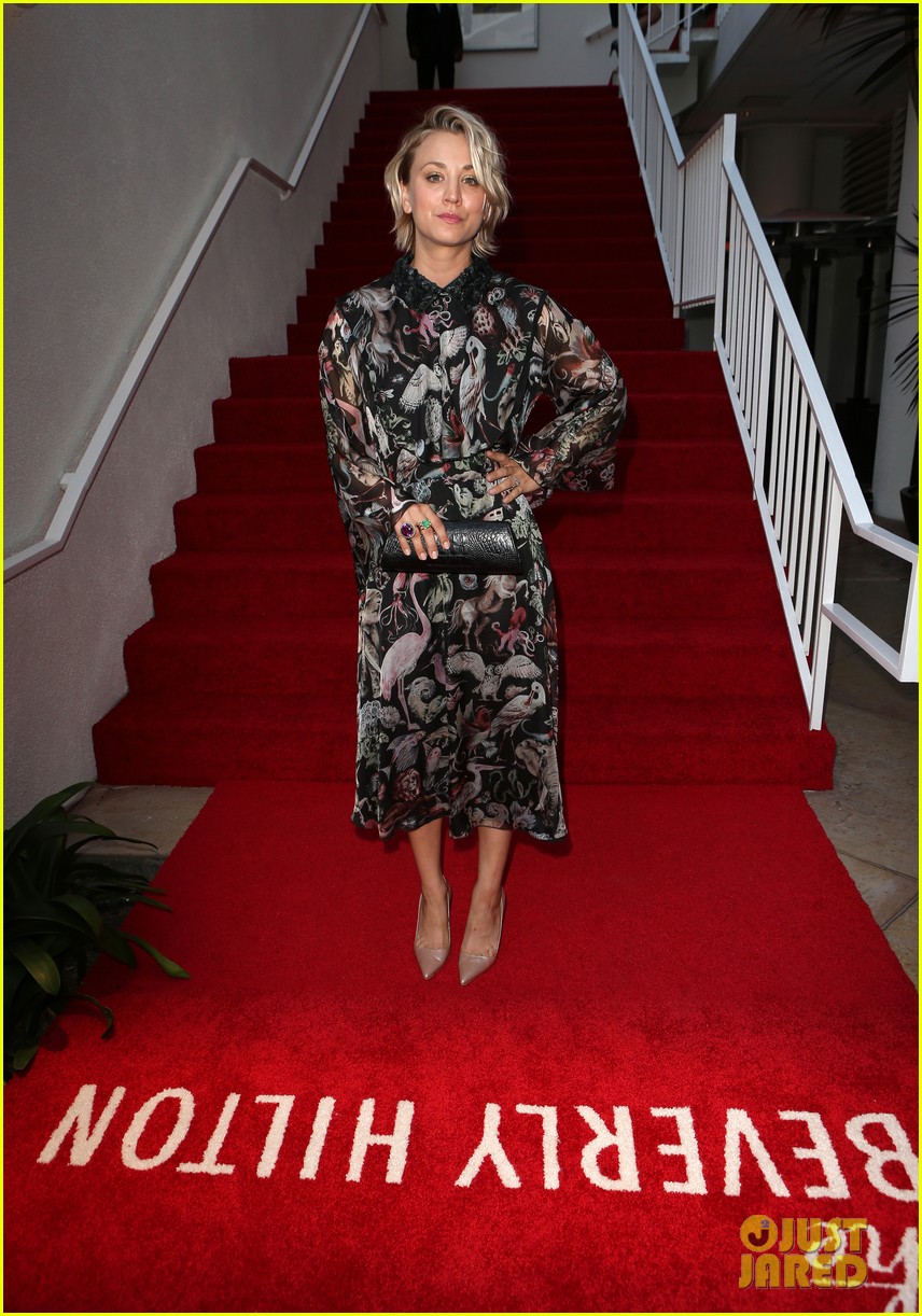 Kaley Cuoco Rings In the Beverly Hilton Hotel's Anniversary with Ryan ...