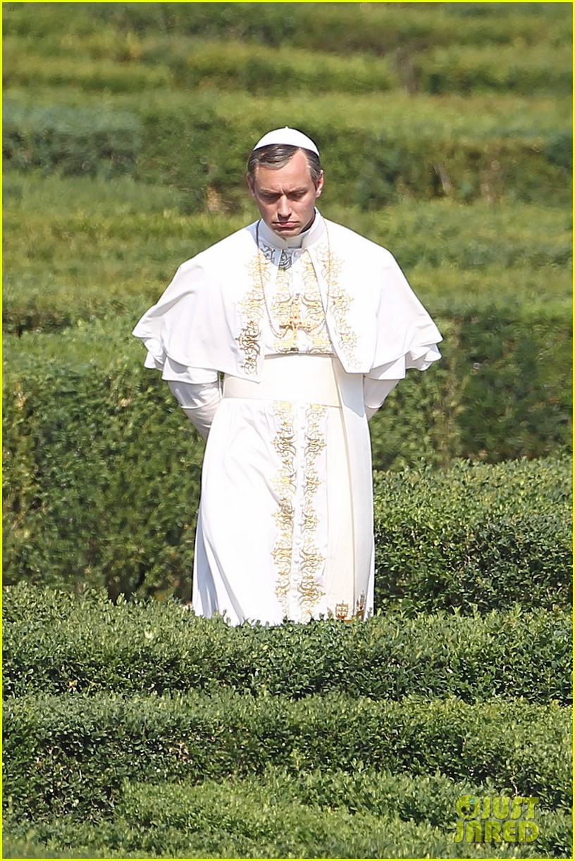 Jude Law & Sebastian Roché Continue 'Young Pope' in Rome: Photo 3433927 ...