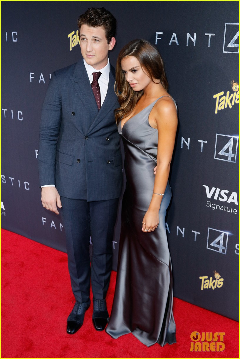 Miles Teller Brings Girlfriend Keleigh Sperry to 'F4' Premiere!: Photo 3430623 | Fantastic Four ...