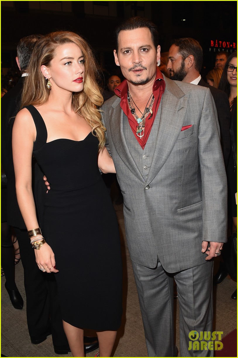 Johnny Depp & Amber Heard Pack on the PDA at 'Black Mass' Premiere ...