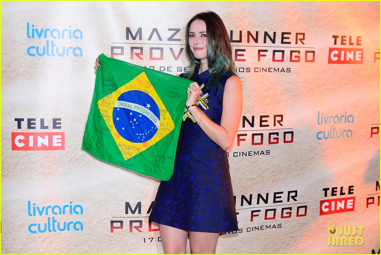 Kaya Scodelario Cries At Brazilian Premiere of 'Maze Runner: The Scorch ...