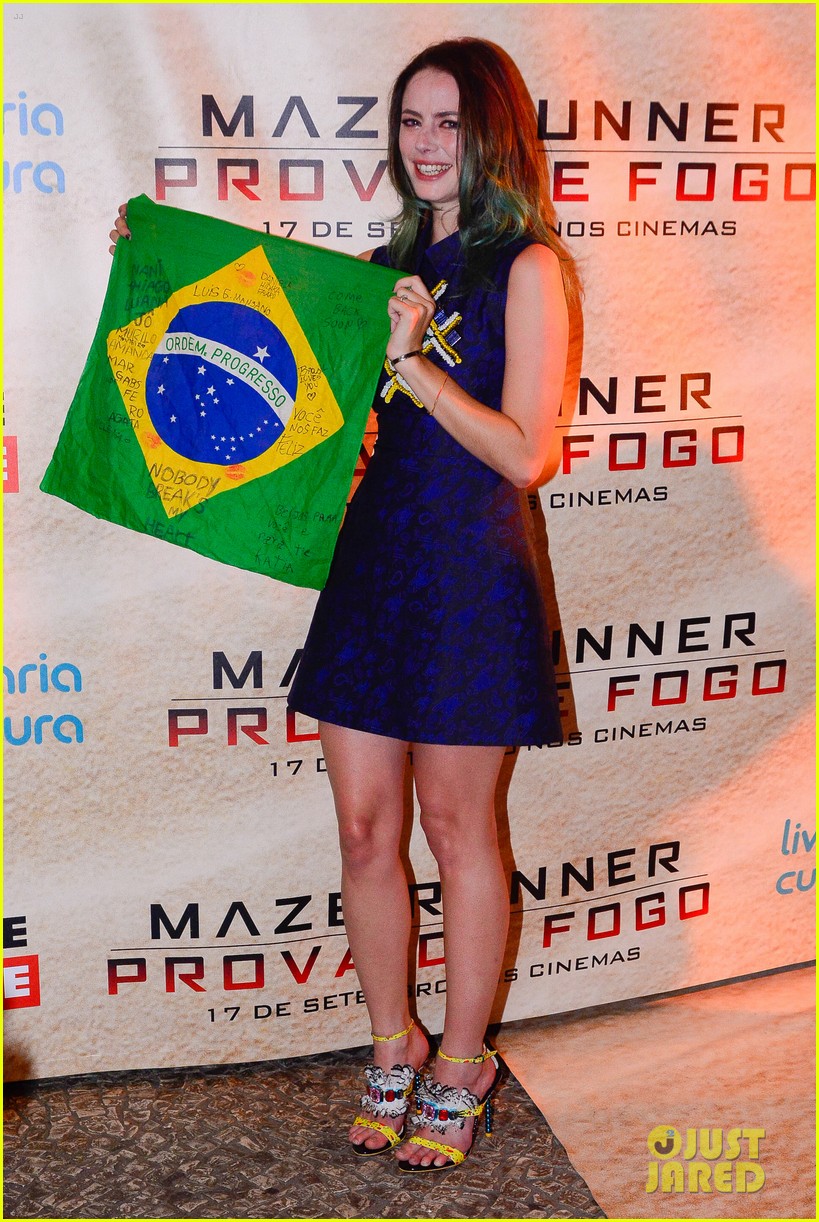 Kaya Scodelario Cries At Brazilian Premiere of 'Maze Runner: The Scorch ...