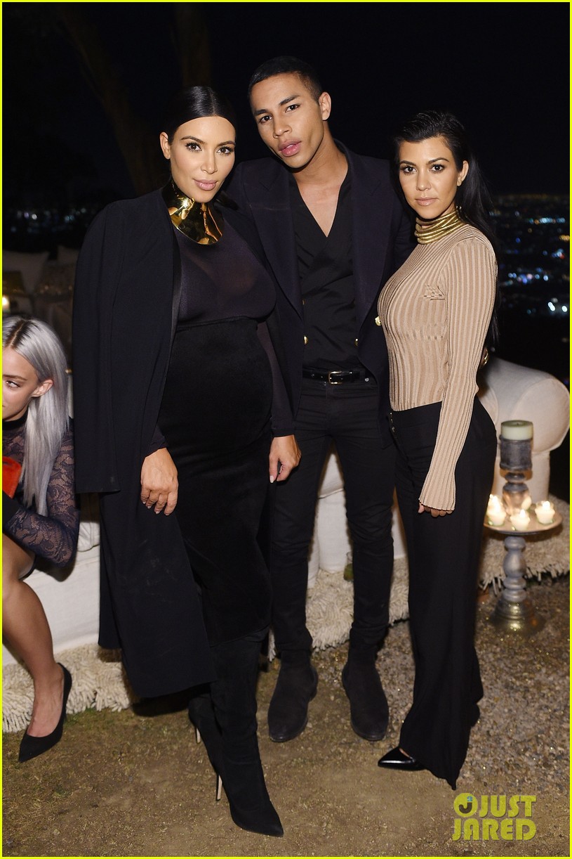 Kim Kardashian & All Her Sisters Celebrate at Her Baby Shower: Photo ...