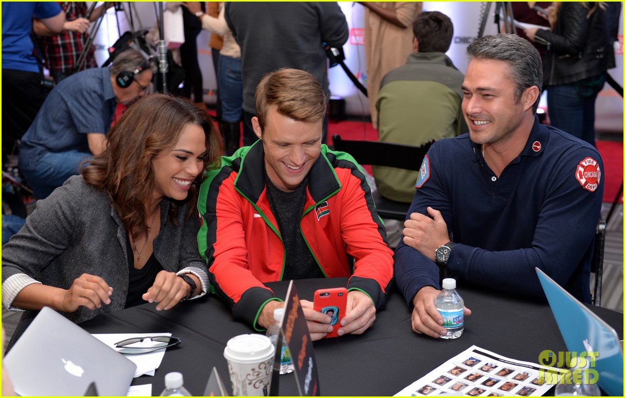 Sophia Bush & Taylor Kinney Celebrate New Season of 'Chicago Fire' & 'P ...