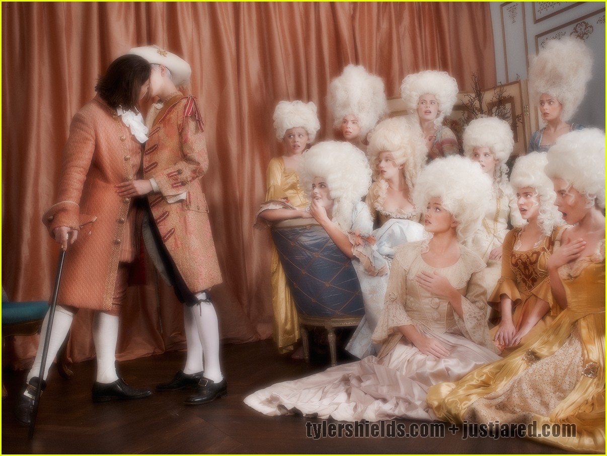 Jaime King Plays Marie Antoinette with Her Baby Boys in Tyler Shields ...