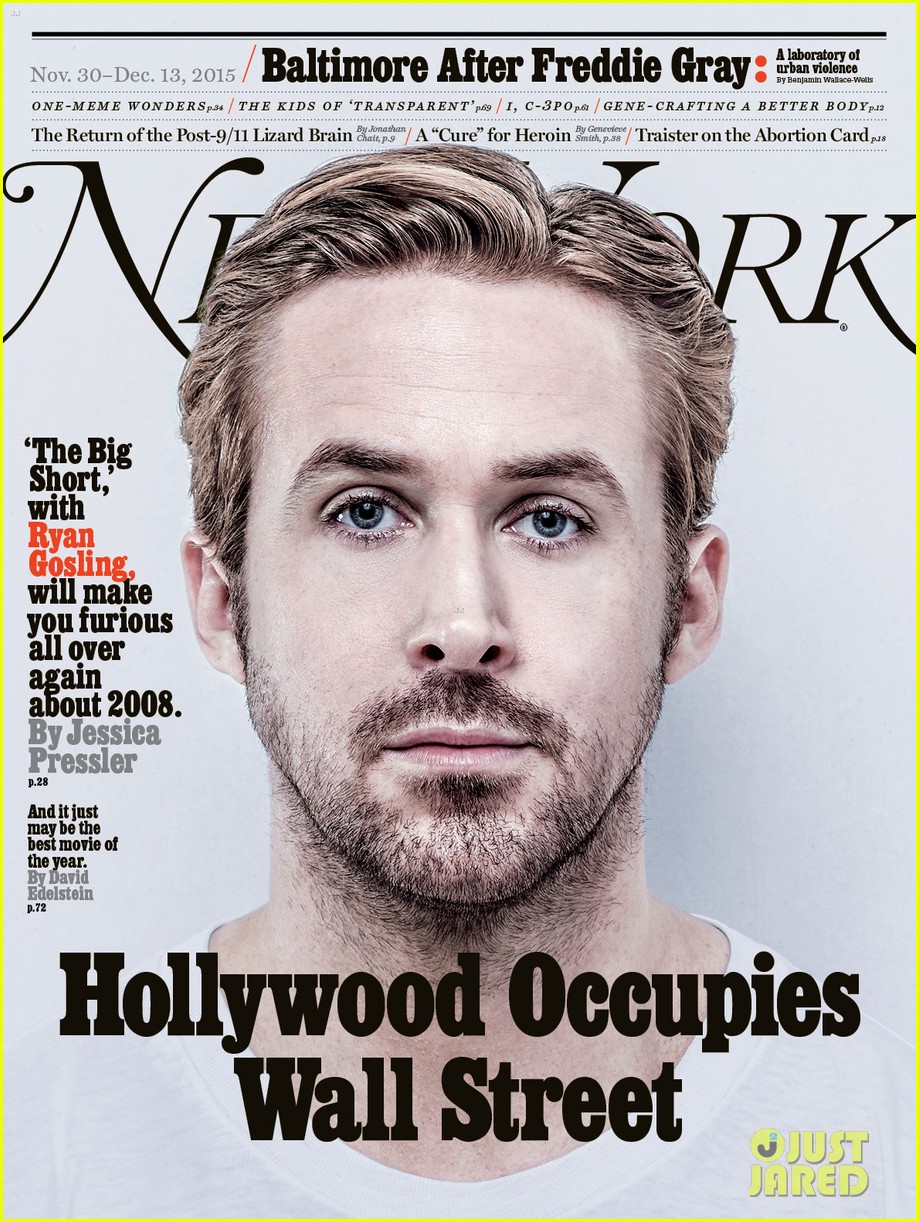Ryan Gosling & His 'Big Short' Co-Stars Cover 'New York Mag': Photo ...