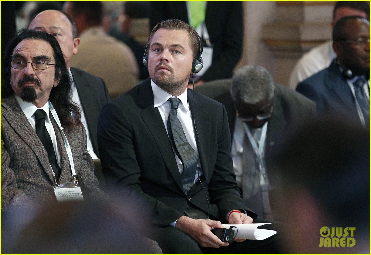 Leonardo DiCaprio & His Dad Attend Climate Change Summit: Photo 3523256 ...
