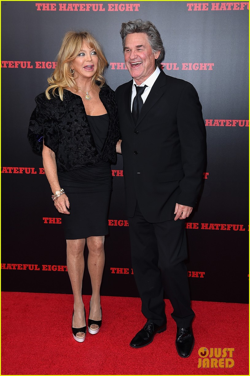Kate Hudson Supports Kurt Russell at 'The Hateful Eight' NYC Premiere ...
