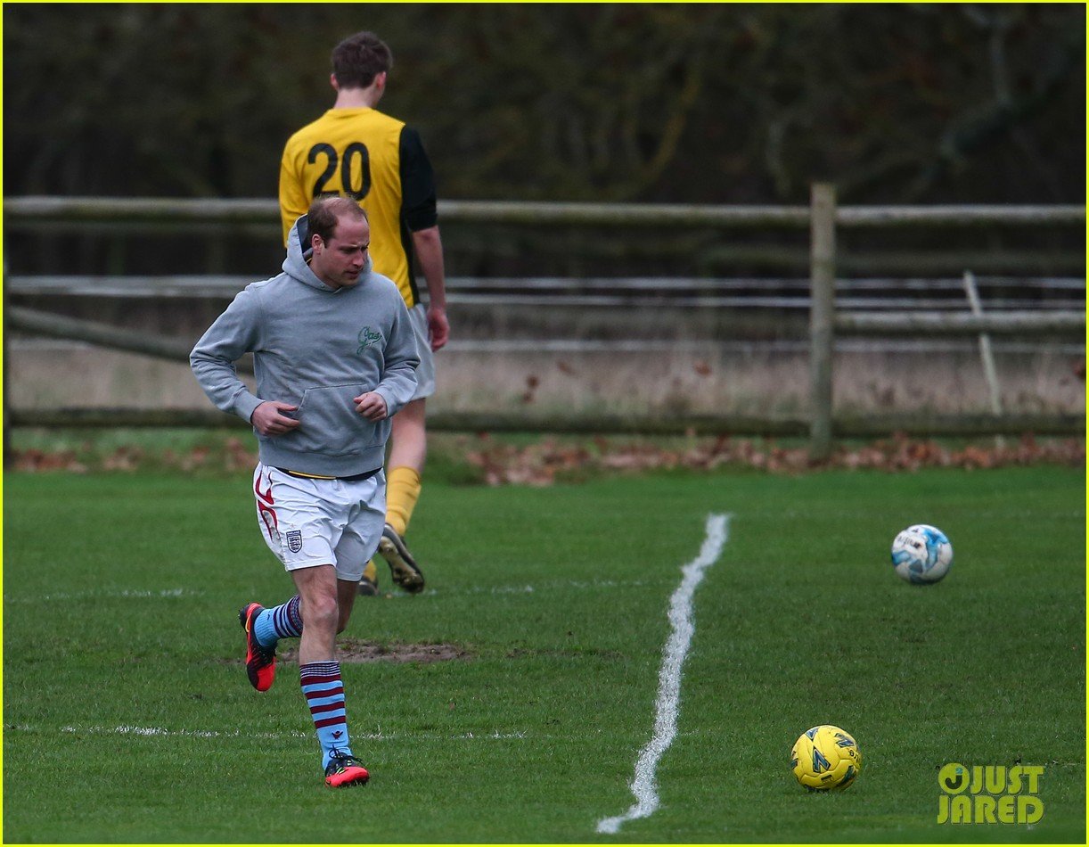 Prince William & Prince Harry Compete in Annual Christmas Eve Soccer ...