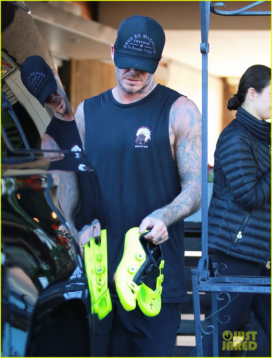 David Beckham Shows Off His Completely Tattooed Arms: Photo 3550776 ...