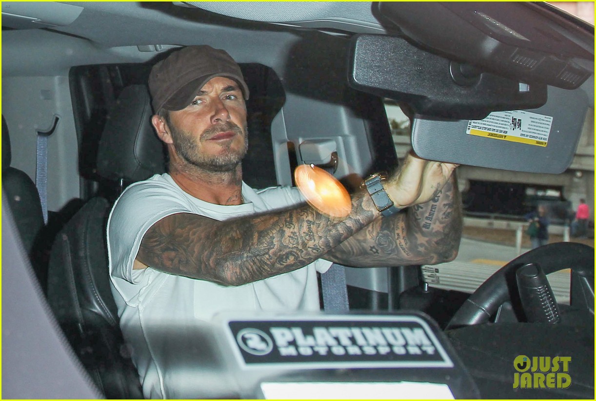 David Beckham Shows Off His Completely Tattooed Arms: Photo 3550793 ...