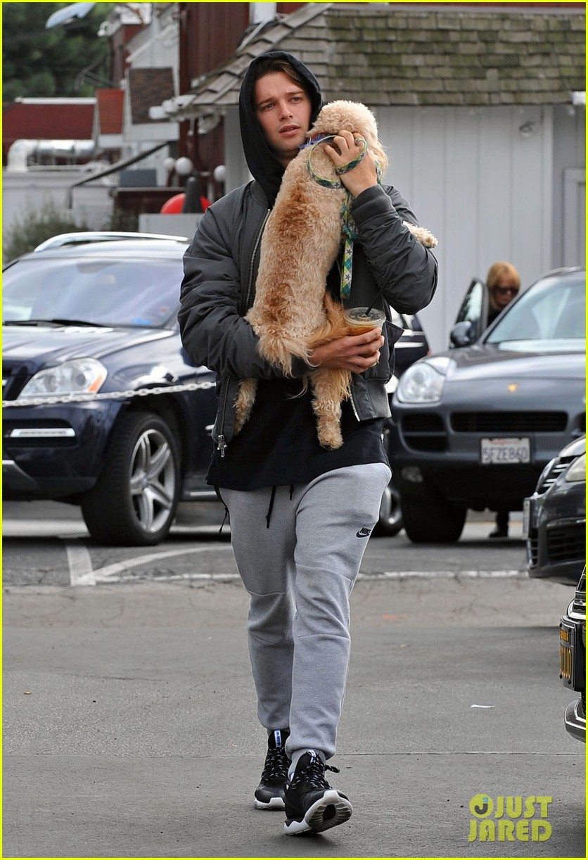 Patrick Schwarzenegger Gives His Dog a Lift to Lunch: Photo 3550057 ...