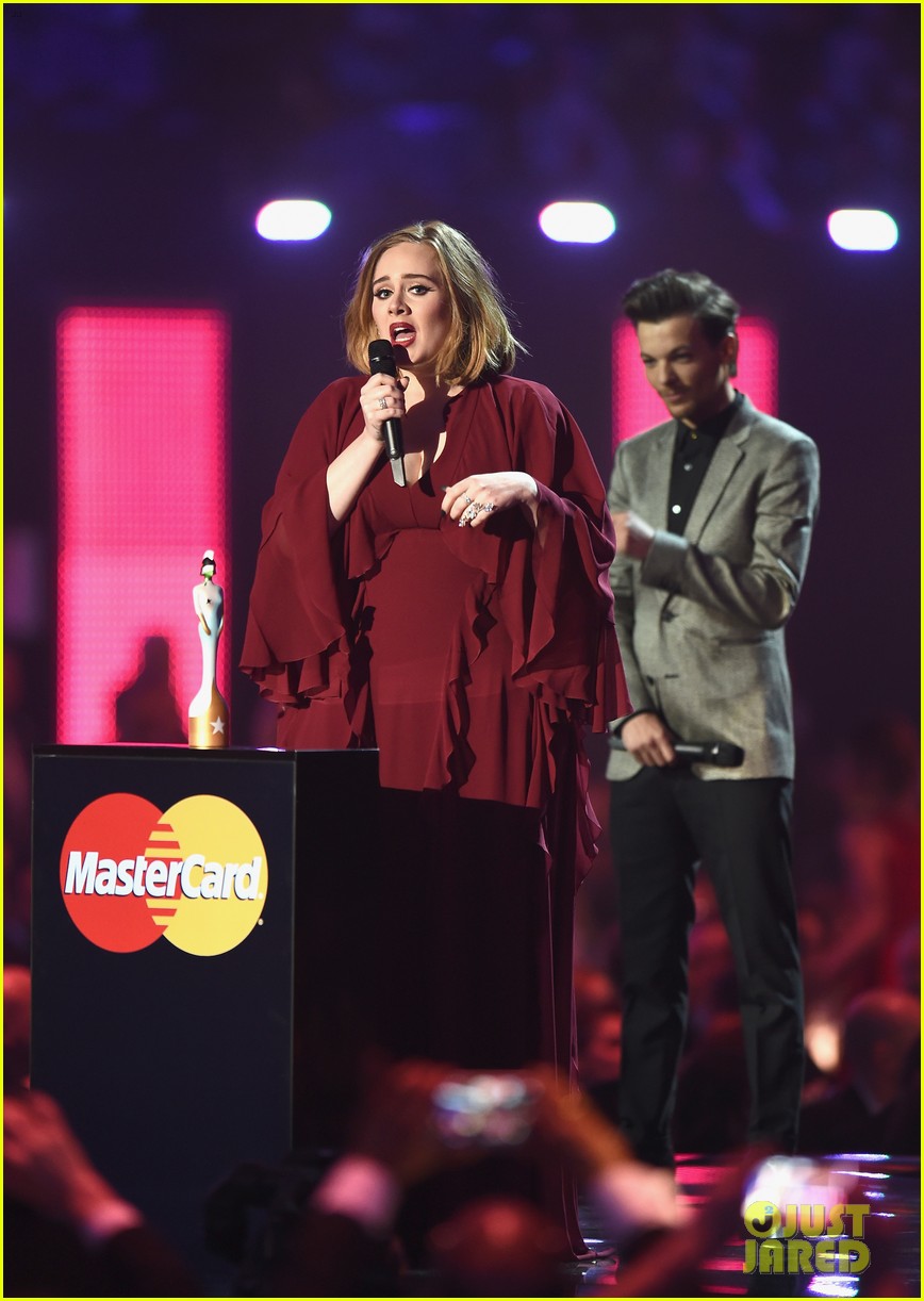 Adele Cries & Curses Through BRIT Awards Speech (Video): Photo 3587785 ...