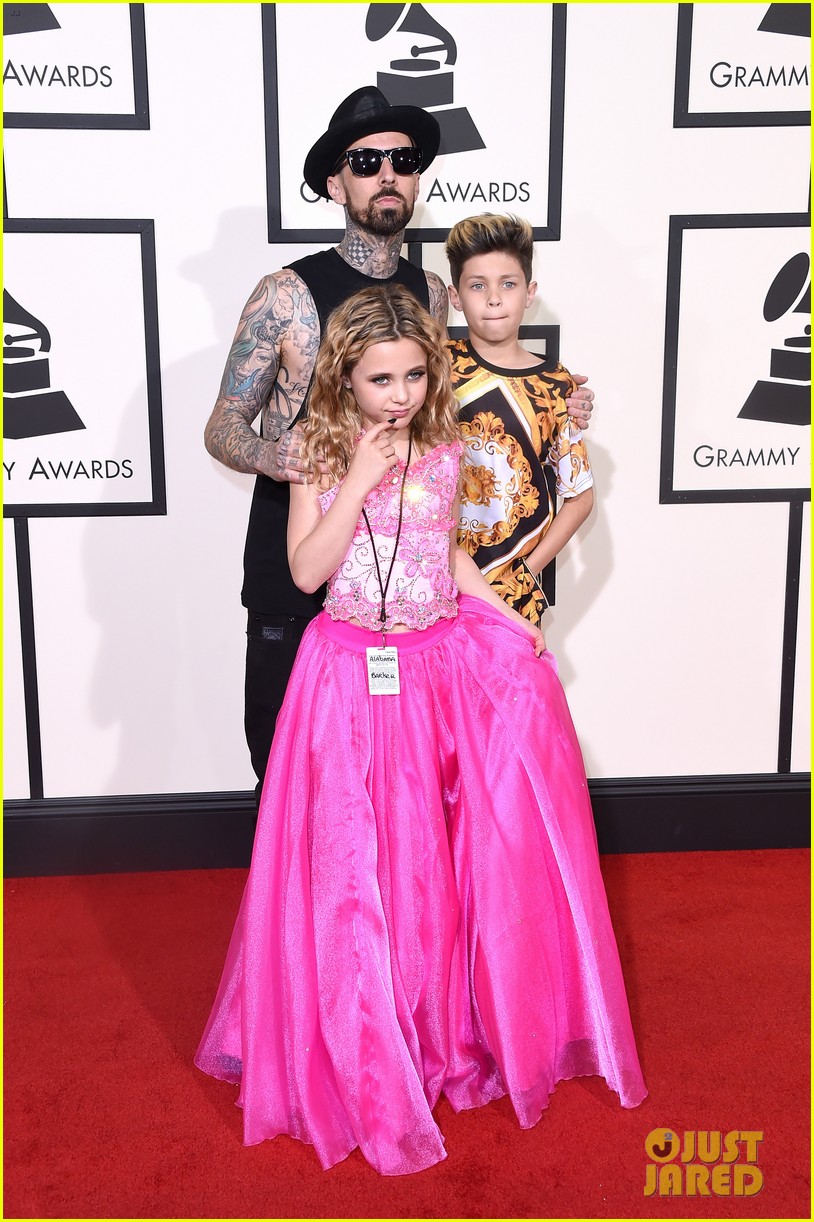 Travis Barker Takes His Kids to the Grammys 2016 : Photo 3580112 ...