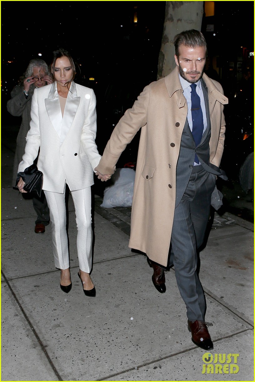David & Victoria Beckham Do Date Night in Snowy NYC: Photo 3572536 ...