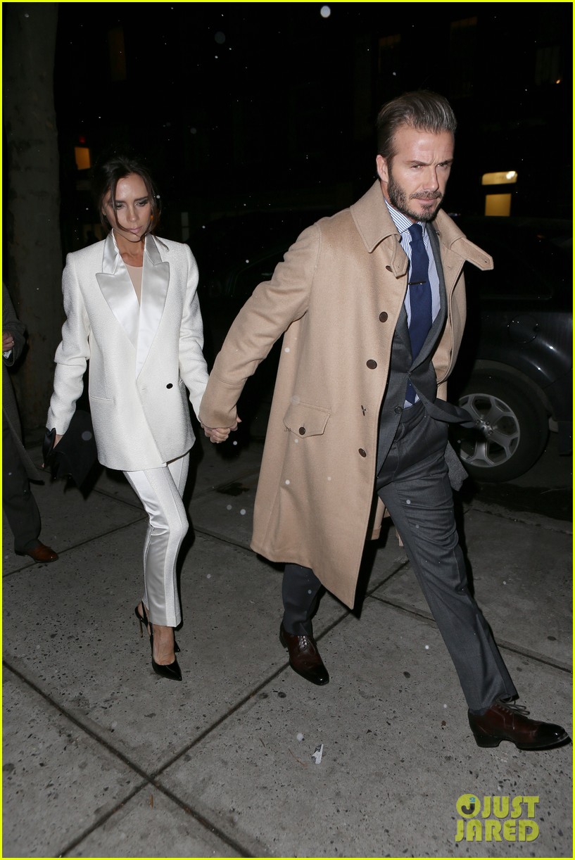 David & Victoria Beckham Do Date Night in Snowy NYC: Photo 3572537 ...