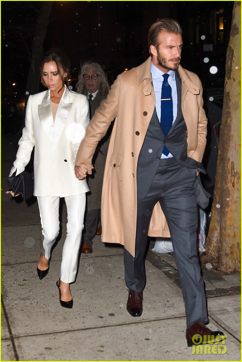 David & Victoria Beckham Do Date Night in Snowy NYC: Photo 3572553 ...