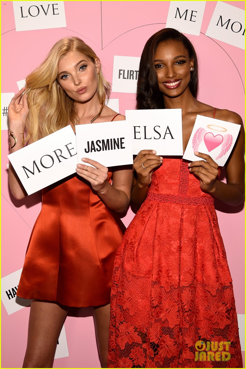 Victoria's Secret Angels Elsa Hosk & Jasmine Tookes Launch Valentine's ...