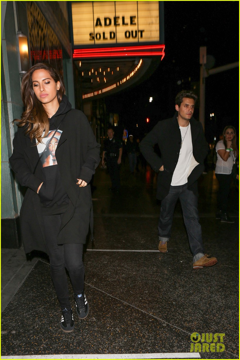 John Mayer Brings Mystery Girl to Adele Concert: Photo 3576864 | John Mayer Photos | Just Jared ...