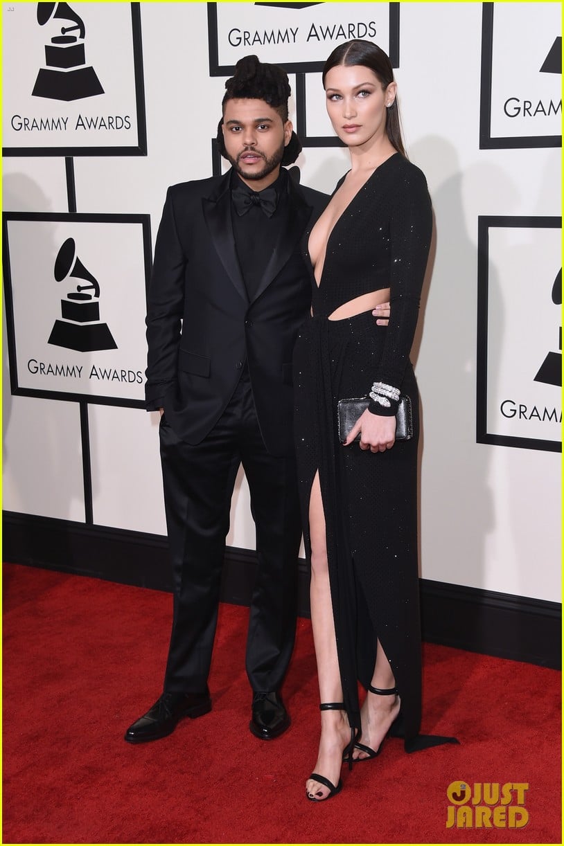 The Weeknd & Girlfriend Bella Hadid Hit Grammys 2016 Red Carpet!: Photo ...