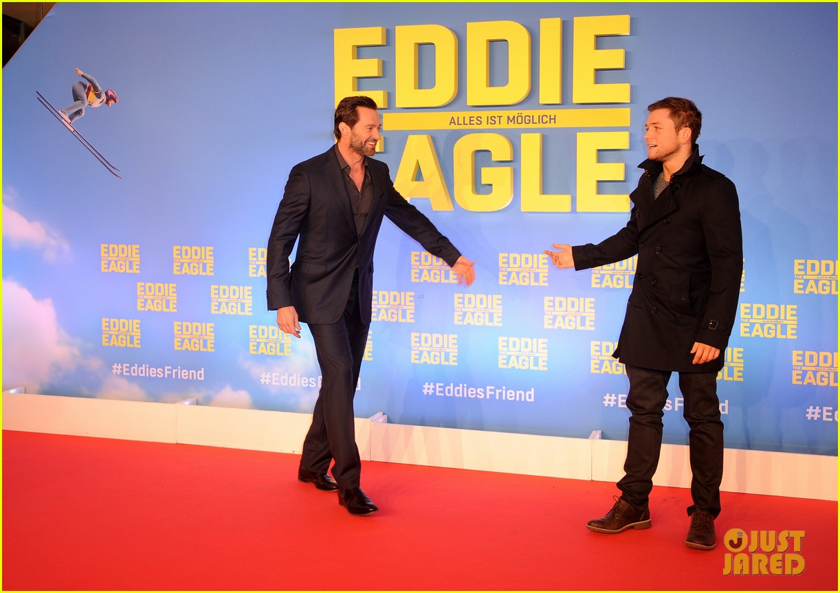 Hugh Jackman & Taron Egerton Continue 'Eddie the Eagle' Press Tour: Photo 3610696 | Hugh Jackman ...