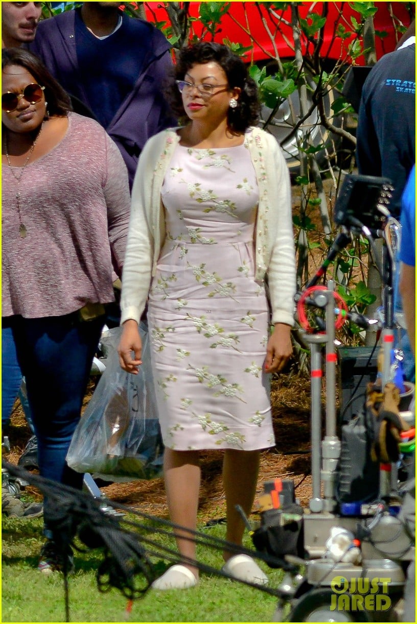 Taraji P. Henson & Octavia Spencer Wear Period Costumes on 'Hidden ...