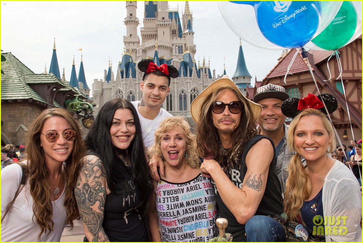 Steven Tyler Celebrates His 68th Birthday at Disney World: Photo ...