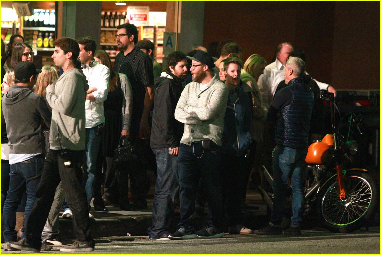 Seth Rogen & Josh Hutcherson Film Explosion Scene for 'Future Man ...