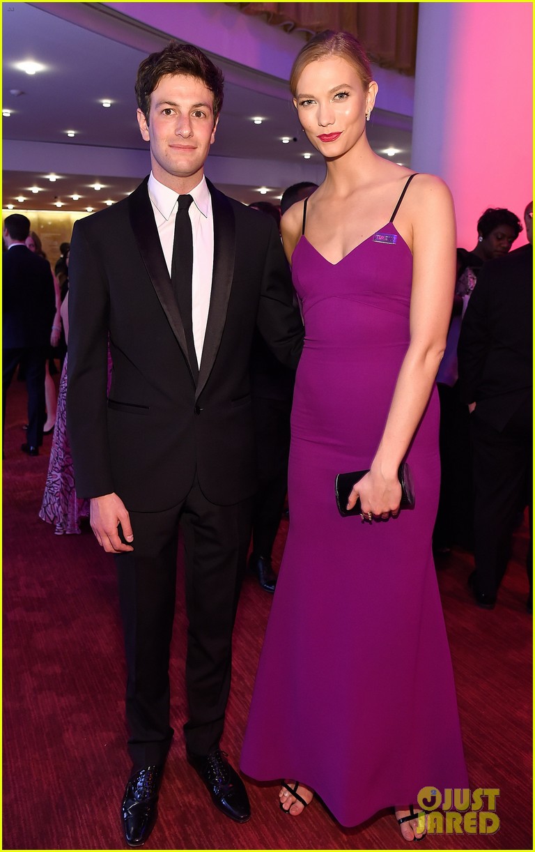 Karlie Kloss Wears Purple for Prince at Time 100 Gala with Boyfriend ...