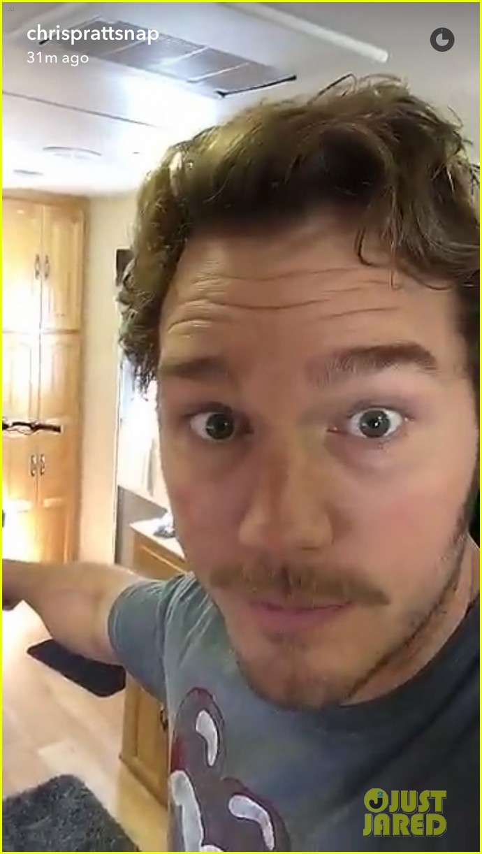 Chris Pratt Joins Snapchat - See His First Posts!: Photo 3623228 ...