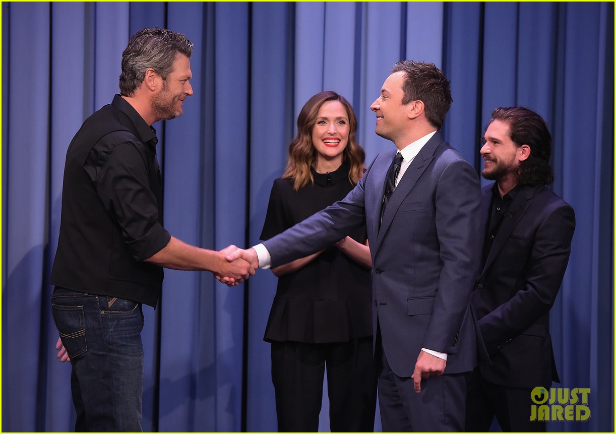 Rose Byrne & Kit Harington Play Charades with Blake Shelton!: Photo ...