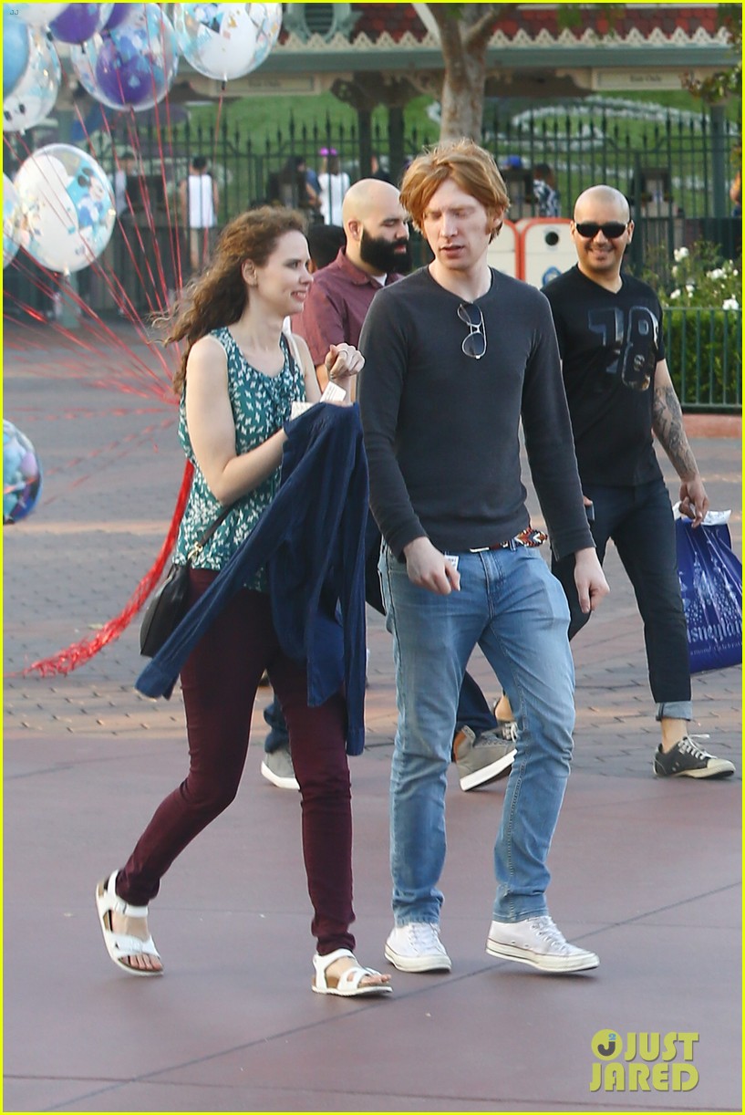Domhnall Gleeson Spends the Day at Disneyland With Rumored Girlfriend ...
