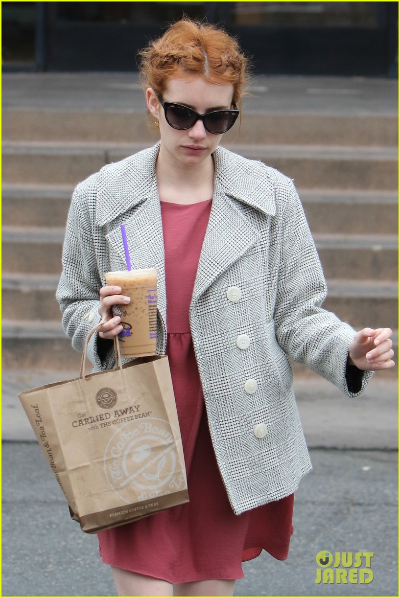 Emma Roberts Wears Her Met Gala Braids In Los Angeles: Photo 3647998 ...