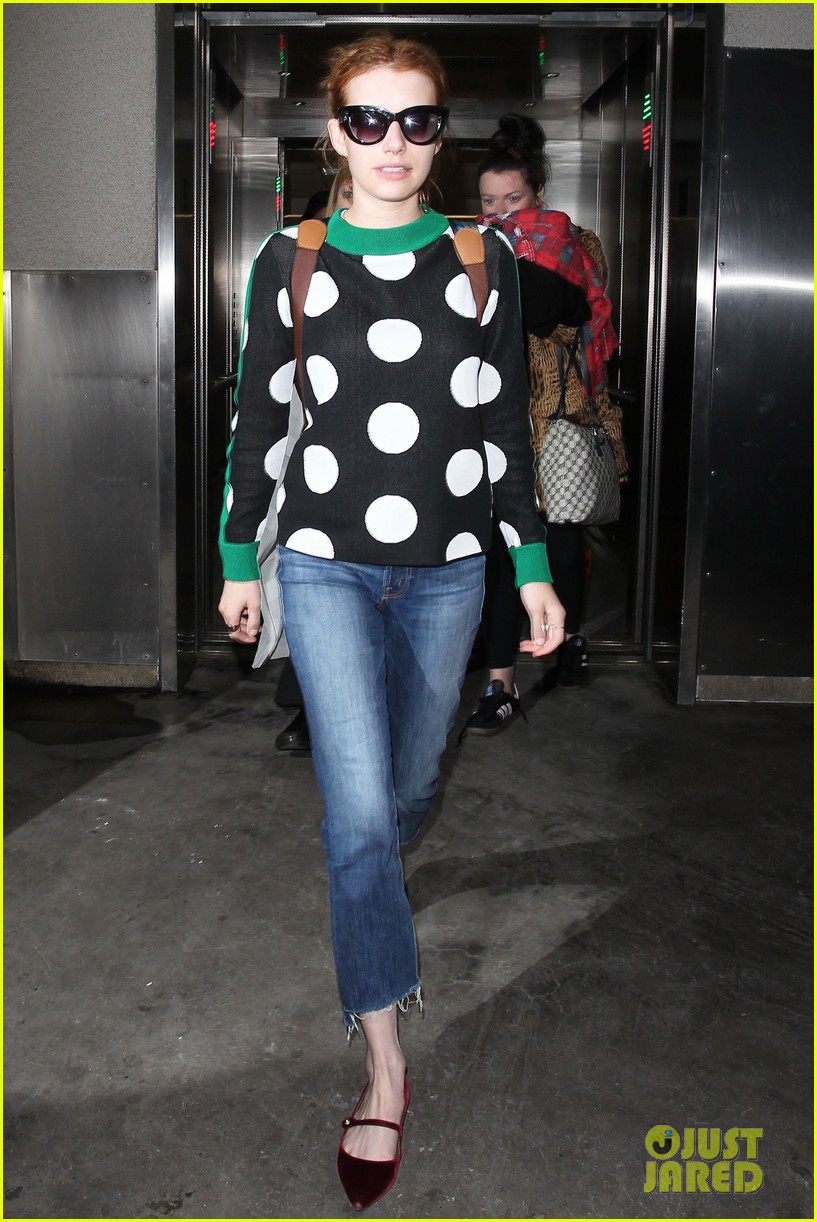 Emma Roberts Wears Her Met Gala Braids In Los Angeles: Photo 3648013 ...