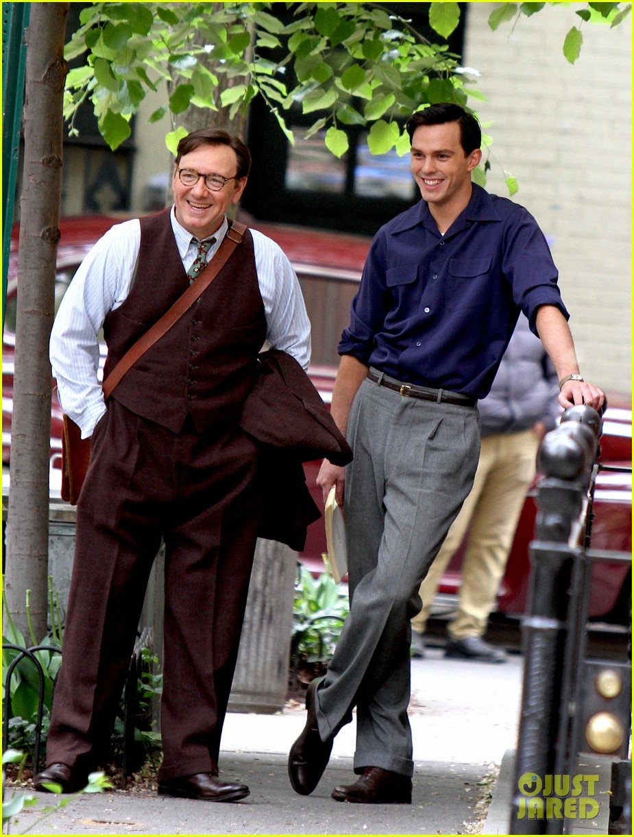 Nicholas Hoult & Kevin Spacey Start Filming 'Rebel in the Rye': Photo ...