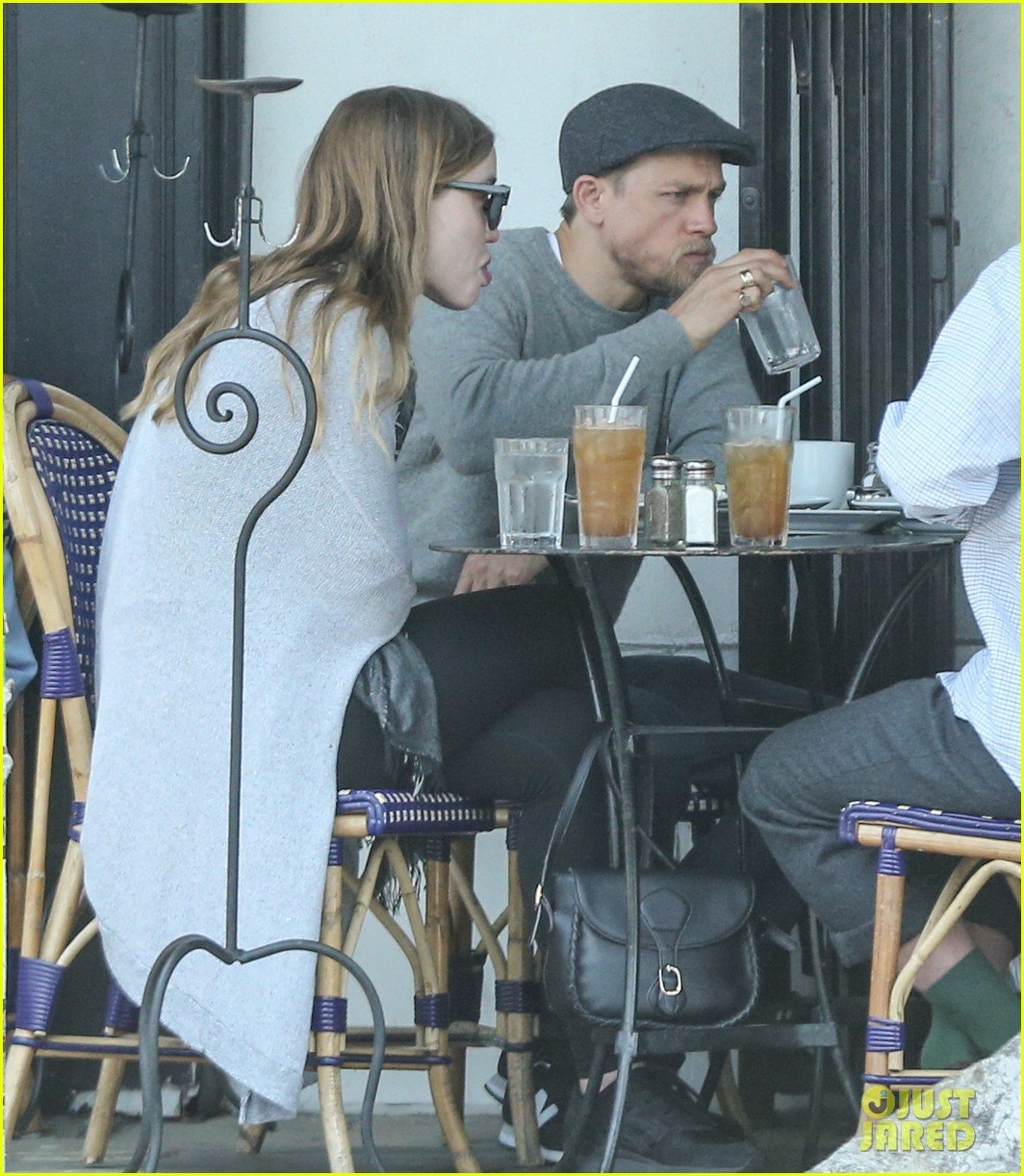 Charlie Hunnam Does Shopping & Breakfast with Girlfriend Morgana ...