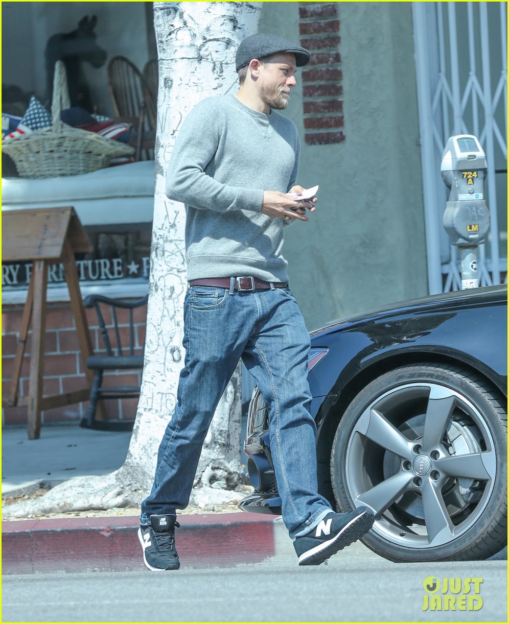 Charlie Hunnam Does Shopping & Breakfast with Girlfriend Morgana ...
