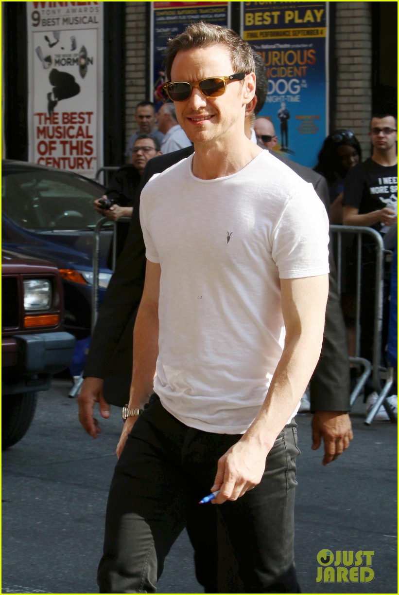 James McAvoy & Stephen Colbert Read Minds Together! (Video): Photo ...