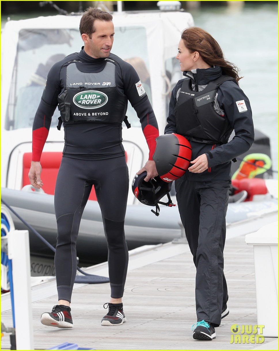 Kate Middleton Visits Ben Ainslie Racing's America's Cup Base To Launch ...