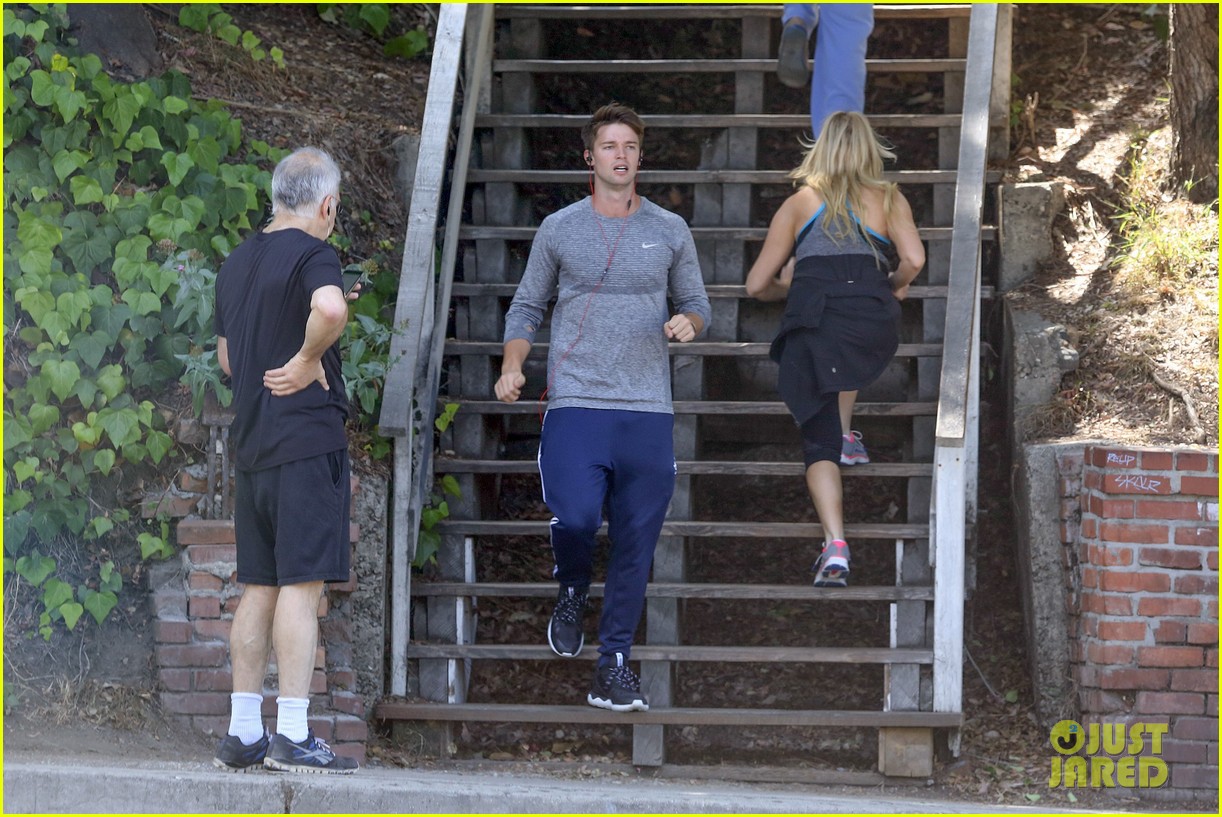 Patrick Schwarzenegger & Abby Champion Hit The Stairs For Weekend ...